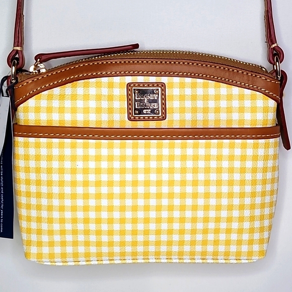 Dooney & Bourke | Bags | Nwt Dooney Bourke Gingham Domed Crossbody ...